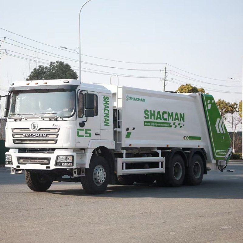 SHACMAN F3000 6x4 20CBM Compressed Garbage Truck 345HP Euro III For Export