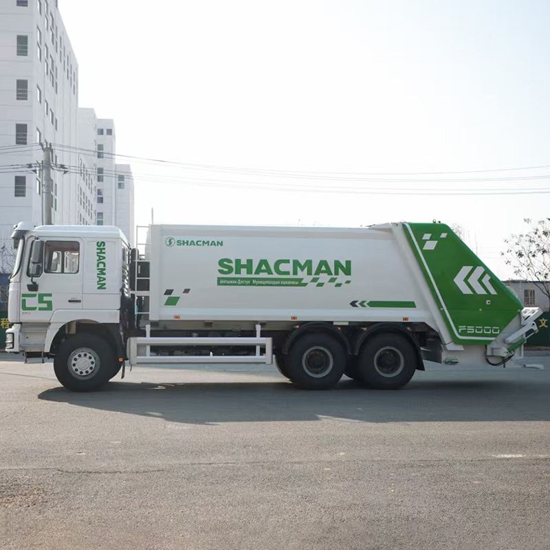 SHACMAN F3000 6x4 20CBM Compressed Garbage Truck 345HP Euro III For Export