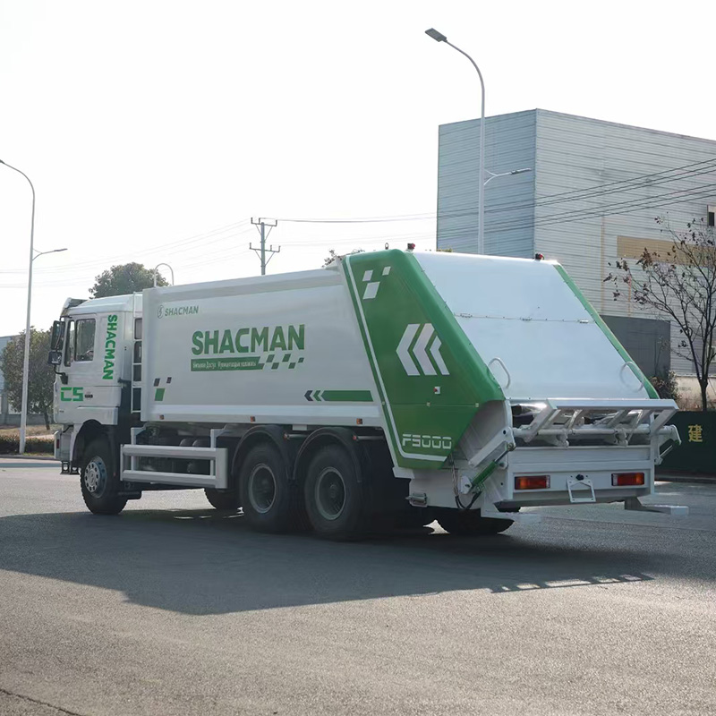 SHACMAN F3000 6x4 20CBM Compressed Garbage Truck 345HP Euro III For Export