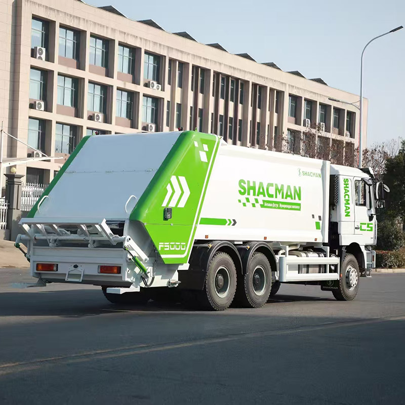 SHACMAN F3000 6x4 20CBM Compressed Garbage Truck 345HP Euro III For Export