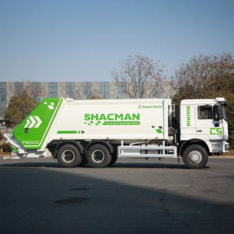 SHACMAN F3000 6x4 20CBM Compressed Garbage Truck 345HP Euro III For Export